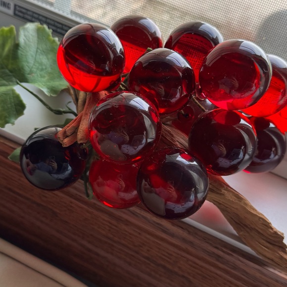 American Vintage | Accents | Vintage Large Lucite Grape Cluster On ...